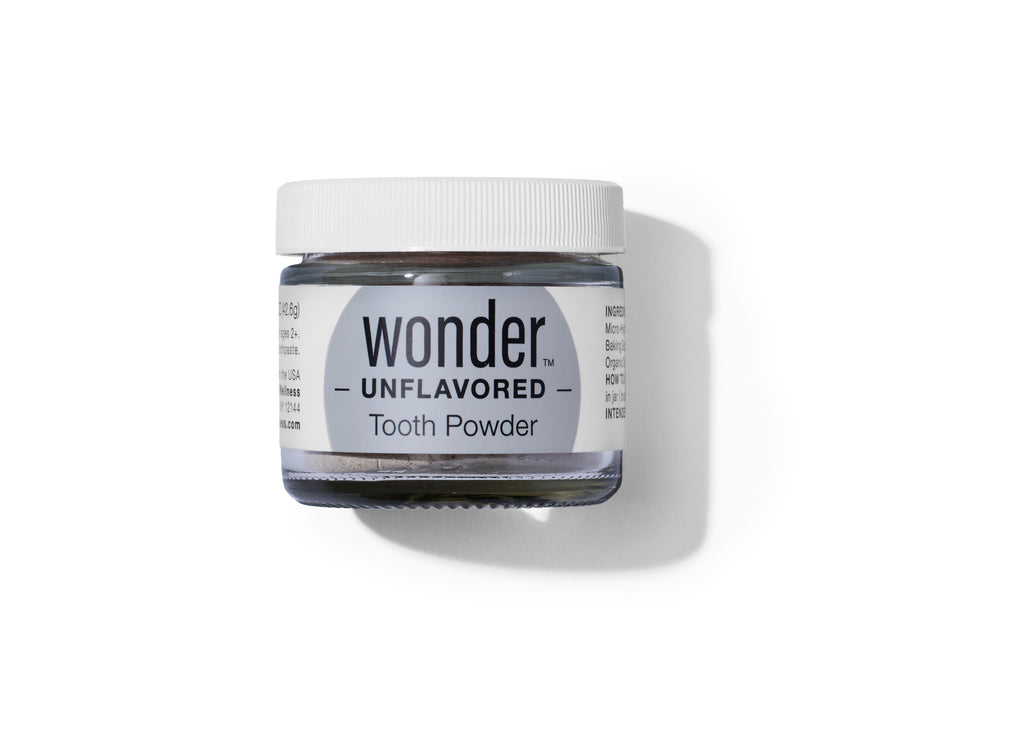Unflavored Tooth Powder Natural Care for Healthy Enamel – Wonder Oral ...